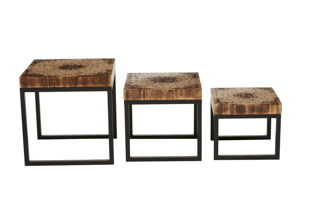 Flores Set Of 3 Tables | Three Tables – Quanta Home – QUANTA HOME